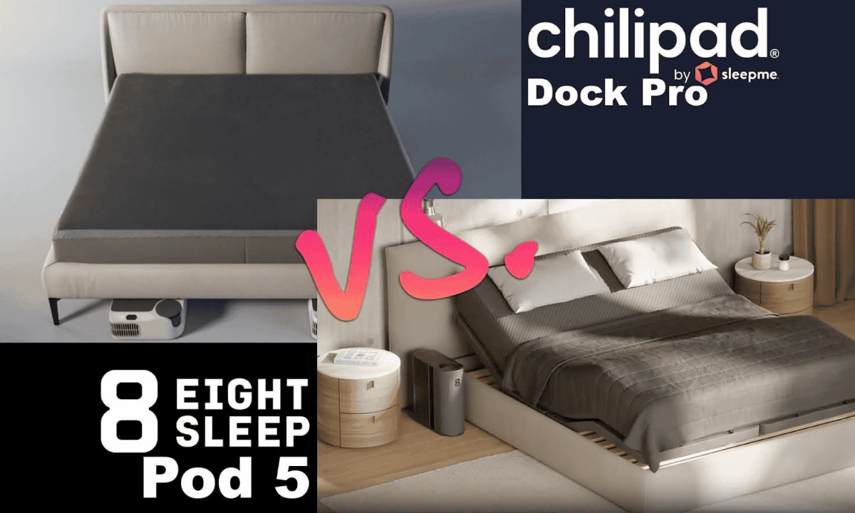 Chilipad Dock Pro Bed Cooling System vs. Eight Sleep Pod 5